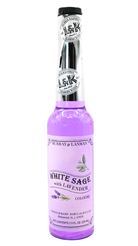WHITE SAGE WITH LAVENDER COLOGNE 7.5 OZ / CASE OF 12 – Florida Water ...